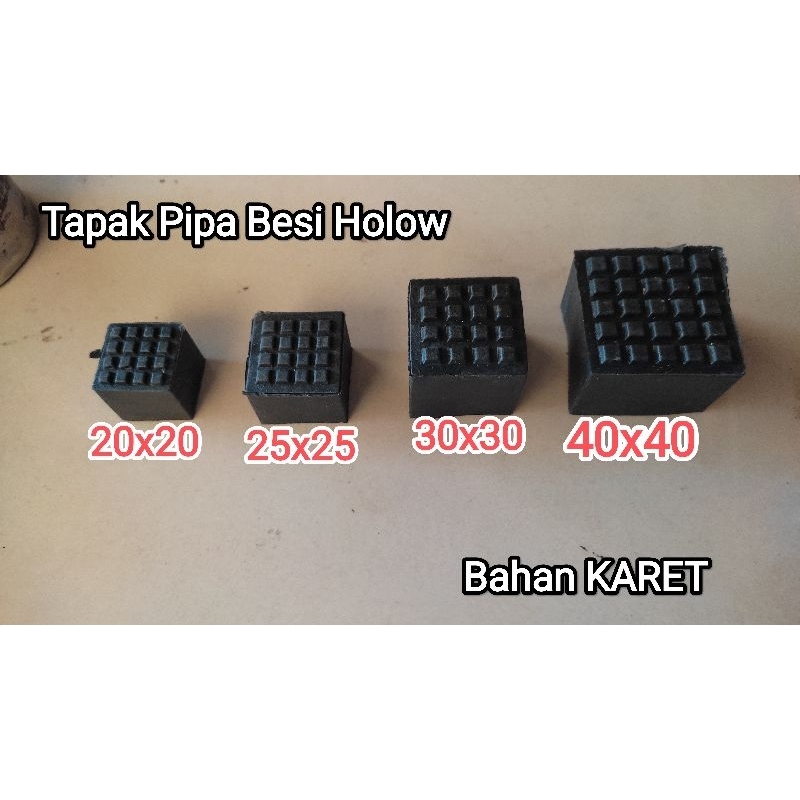 Jual KARET TAPAK HOLLOW | TAPAK HOLLOW SEGI | TUTUP BESI HOLLOW BAHAN ...