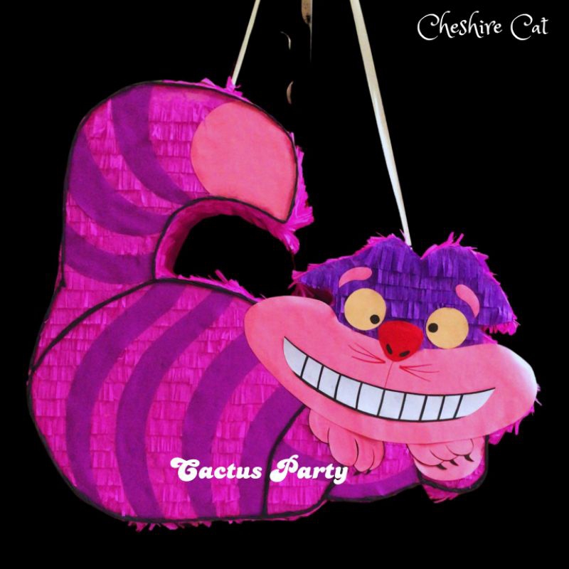 Jual Pinata Pukul/Pinata Tarik Karakter Ulang Tahun Motif Chesire Alice ...