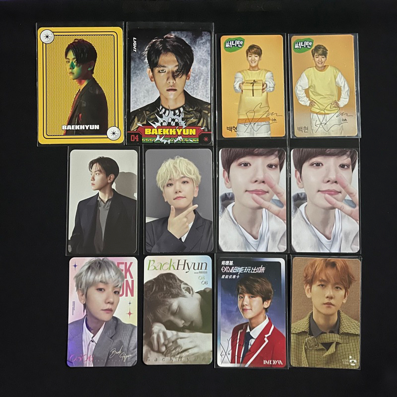 Jual Photocard Baekhyun EXO Official PC BBH POCA CARD | Shopee Indonesia