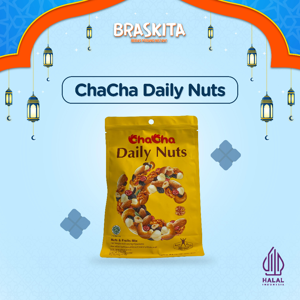 Jual CHACHA DAILY NUTS | MAKANAN RINGAN | MAKANAN SEHAT | Shopee Indonesia