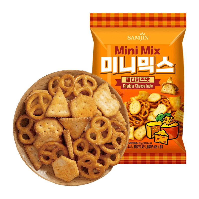 Jual Samjin Mini Mix Cheddar Cheese Taste 85gr | Shopee Indonesia