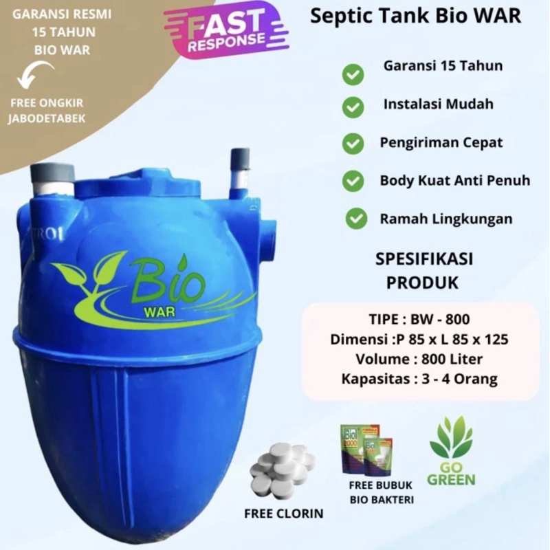 Jual septic tank bio , biotank, septic tank, biotech, biofil, biofilter ...