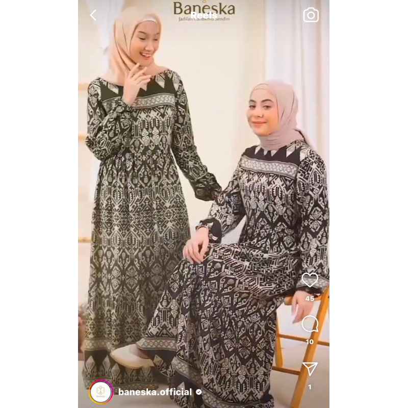 Jual Qory Black Dress Baneska | Shopee Indonesia