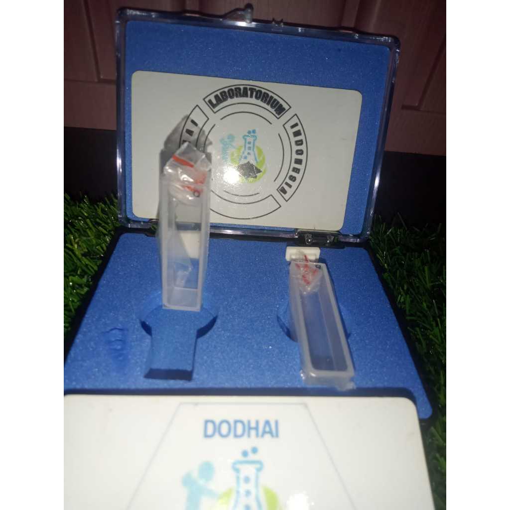 Jual Kuvet spektrofotometer UV Vis, Quartz cuvette, Kuvet kuarsa, 3,5 ...