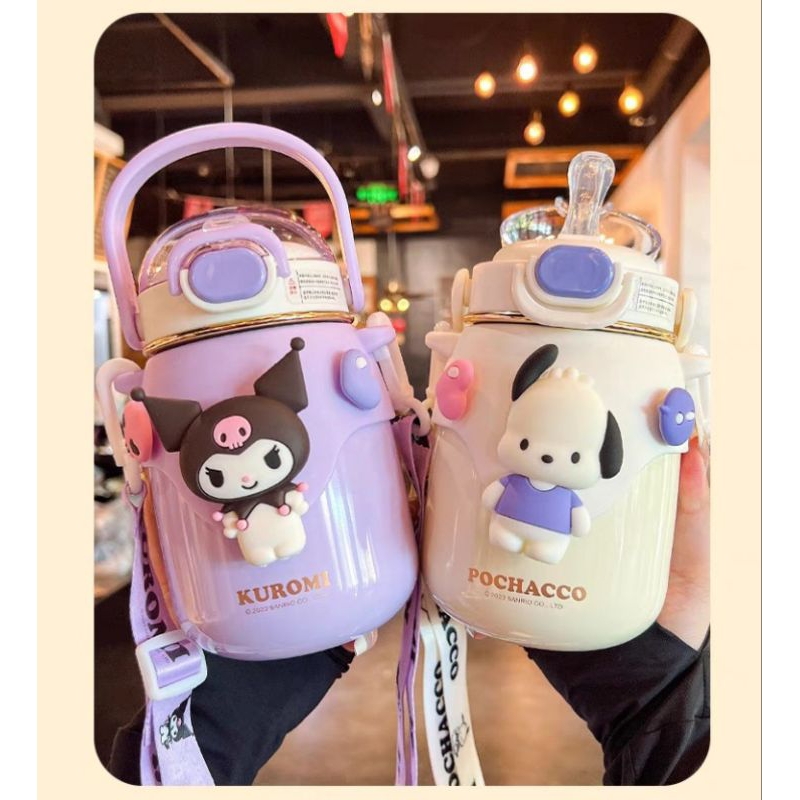 Jual BOTOL MINUM POMPURIN KUROMI / BOTOL IMPORT 700 ML SANRIO / BOTOL ...