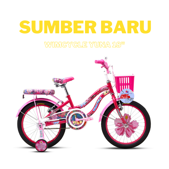 Jual SEPEDA ANAK MINI WIMCYCLE YUNA 18 INCH KERANJANG | Shopee Indonesia