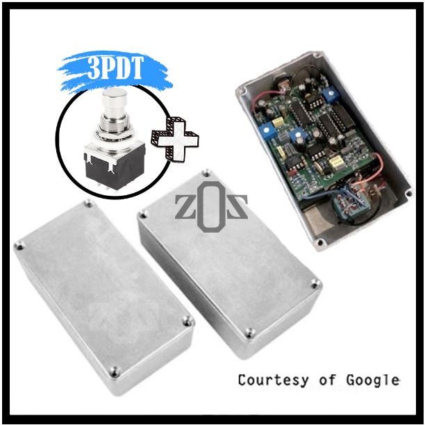 Jual Material Box Kotak Case Pedal Stomp Effect Aluminium 1590B ...