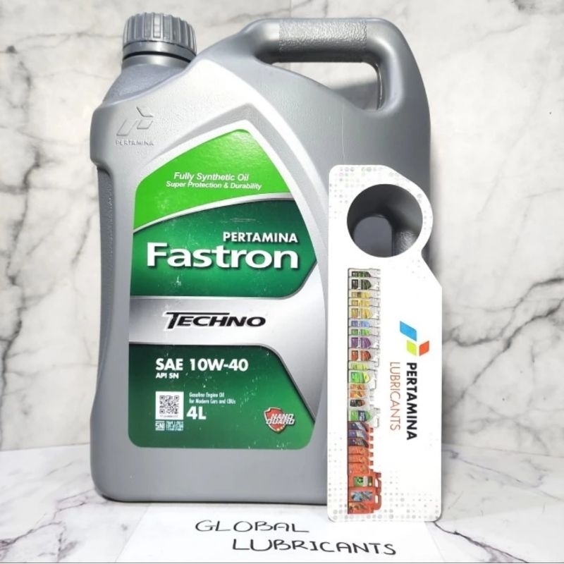 Jual ALL NEW! Fully Synthetic Pertamina Fastron Techno 10W-40 4 Liter ...