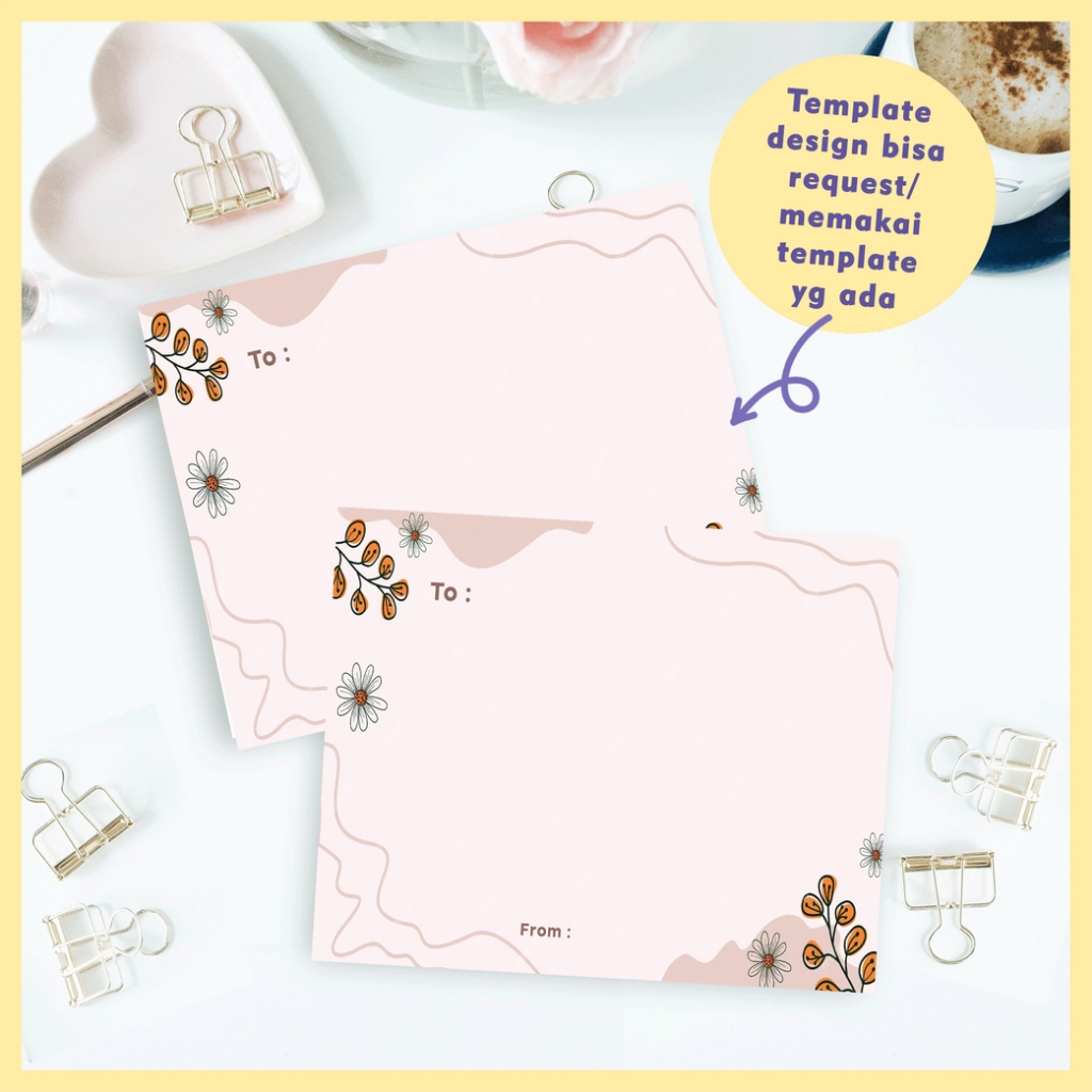 Jual Kartu Ucapan Polos | Thank You Card Polos | Greeting Card | Blank ...