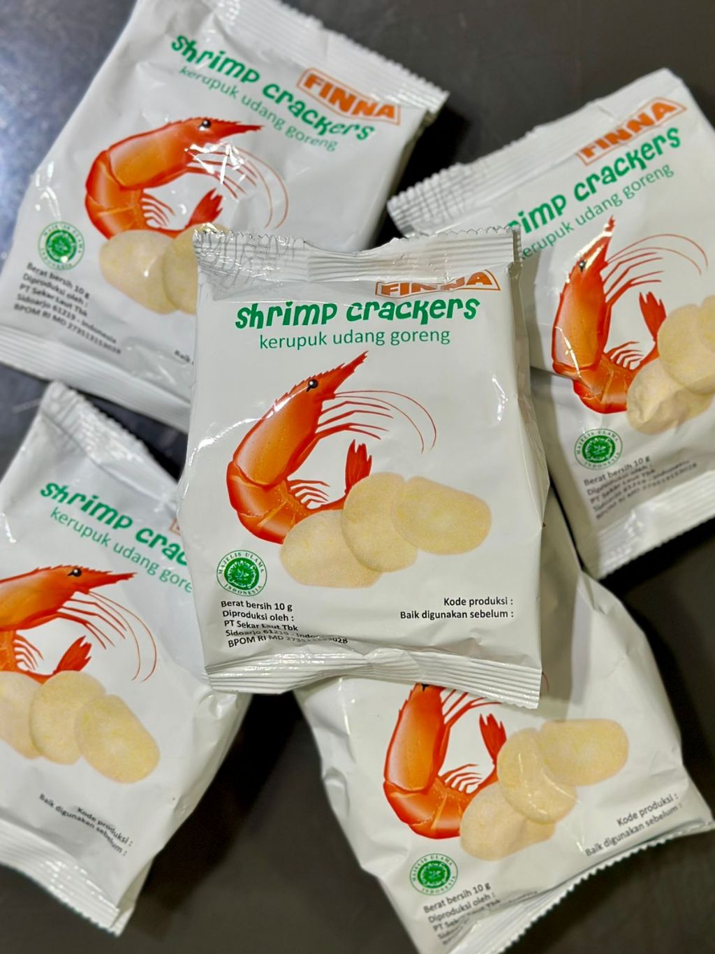 Jual [PER 6 PCS] Finna Kerupuk Udang Goreng (Shrimp Crackers) | Shopee ...