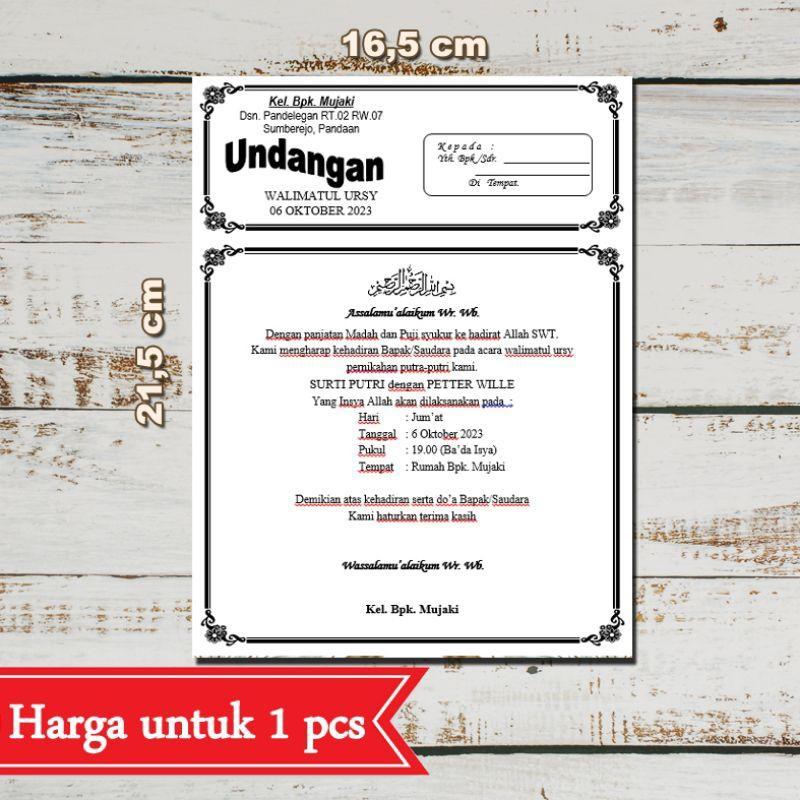 Jual (1-2HARI JADI) (FREE Barcode, Denah, Foto, Bhs Jawa, Request ganti ...