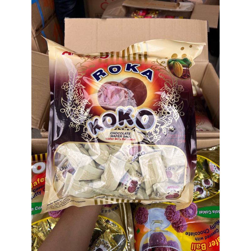 Jual Roka coklat wafer ball | Shopee Indonesia