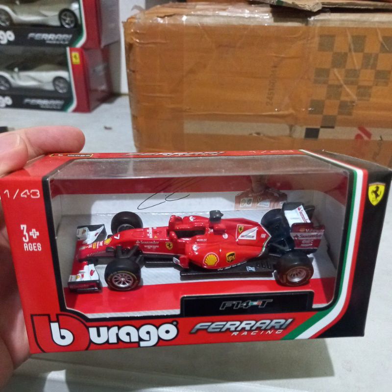 Jual diecast miniatur mobil formula 1 one ferrari 1:43 | Shopee Indonesia