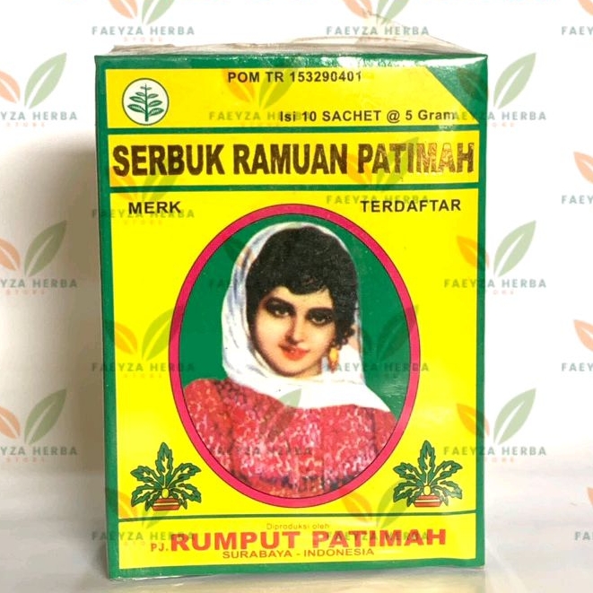 Jual Jamu Rumput fatimah serbuk isi 10 Sachet | pelancar haid / Rumput ...
