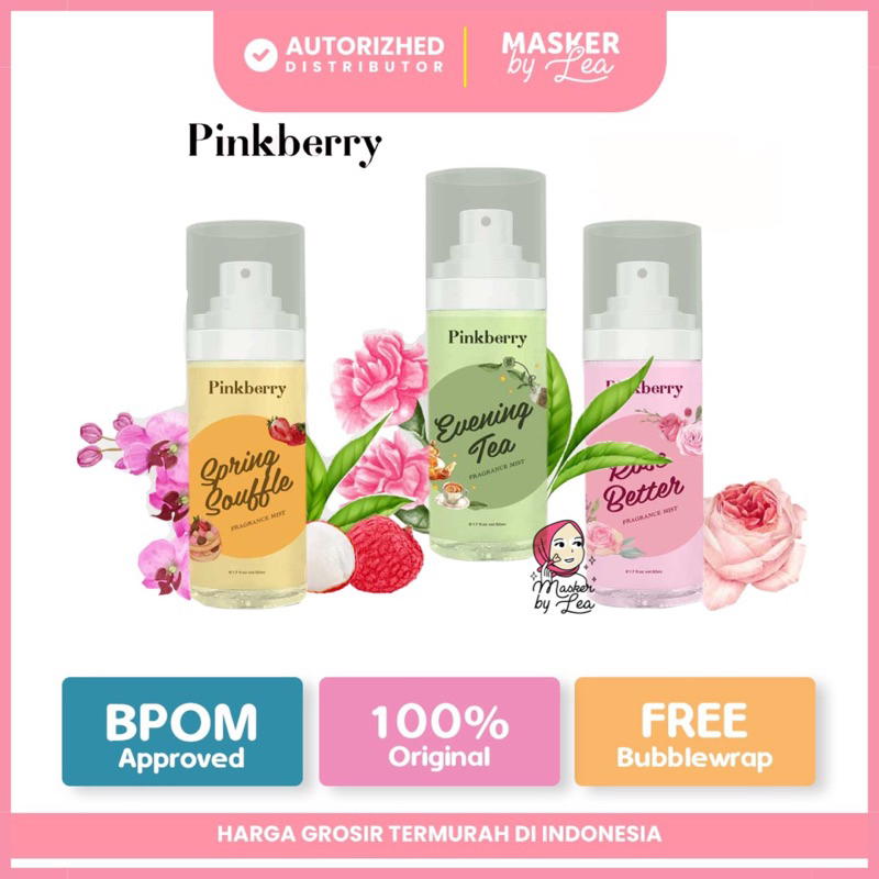 Jual 𝐑𝐀𝐃𝐘𝐒𝐀 𝐓𝐆𝐑 - PINKBERRY Hair & Body Mist Fine Fragrance 100ml ...