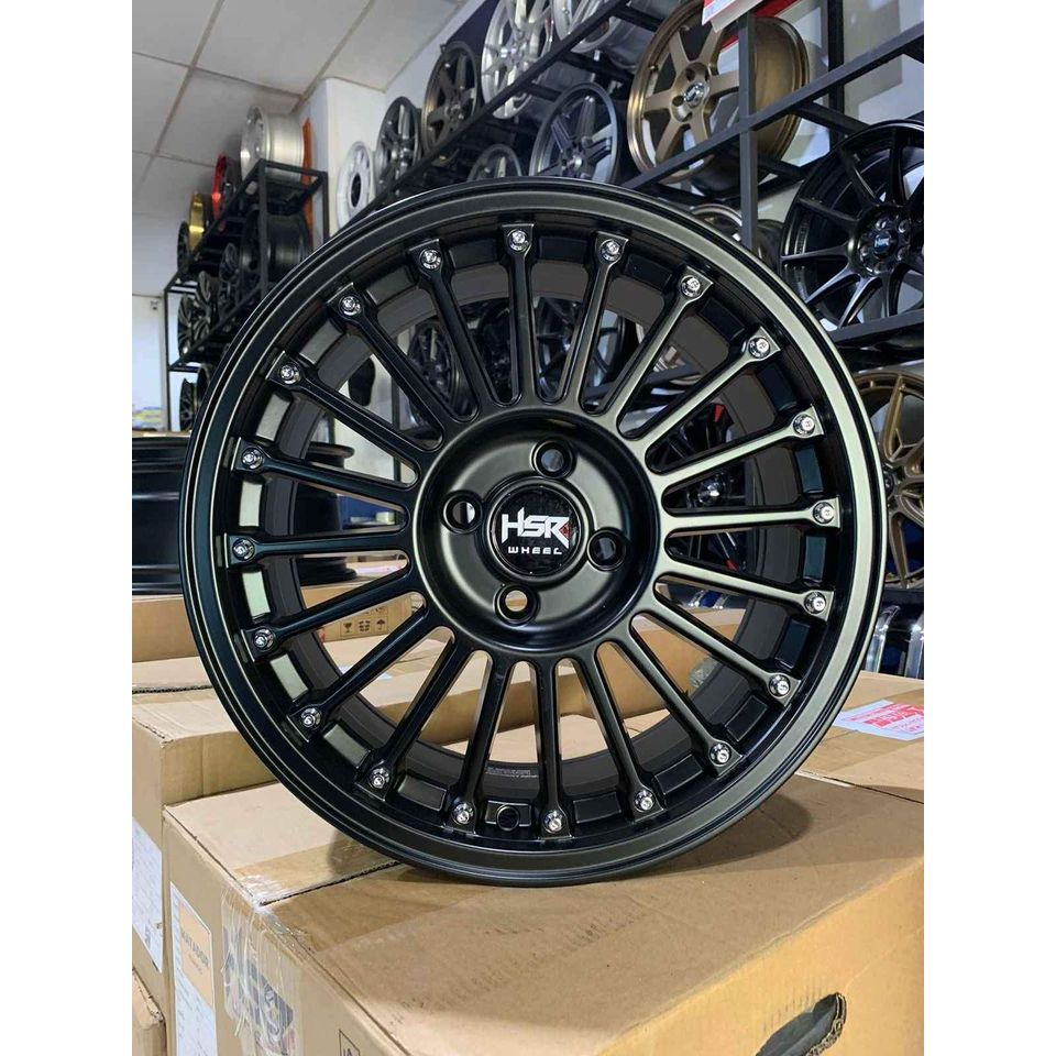 Jual ready stok velg hsr ring 16 h4x100 cocok untuk brio jazz sigra calya mobilio yaris dll ...