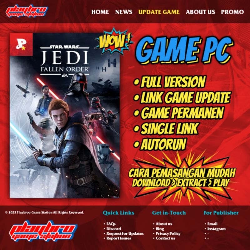 Jual Star Wars JEDI Fallen Order - Game PC/Laptop (Download to Play Bro ...
