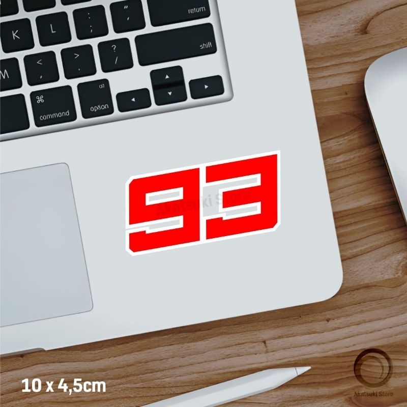 Jual Sticker Stiker Cutting 93 Marc Marquez 2024 10cm | Shopee Indonesia