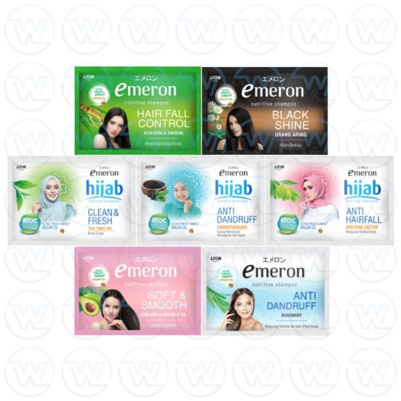 Jual Emeron Shampoo 10ml × 12 Sachet | Shopee Indonesia