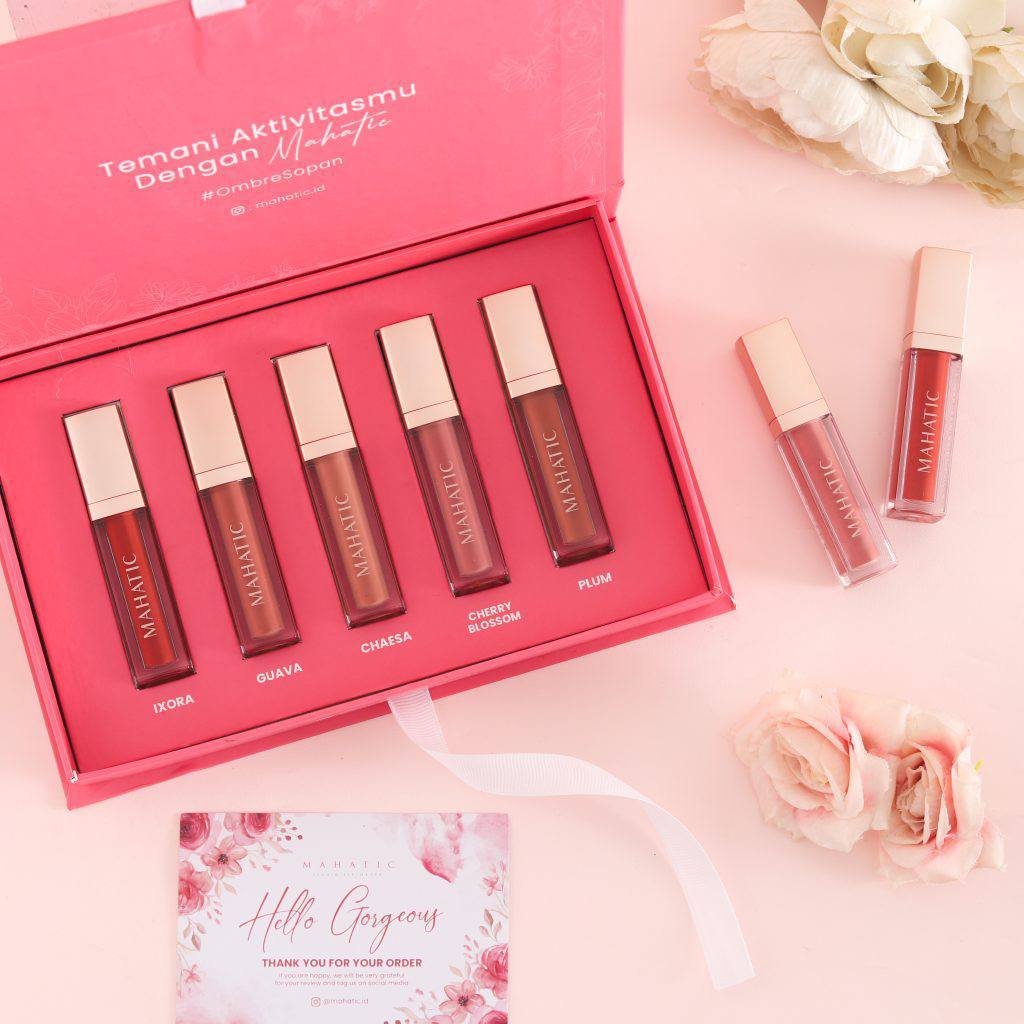 Jual Hampers Lebaran Idul Fitri Mahatic box Lipmatte The Secret of Lady ...