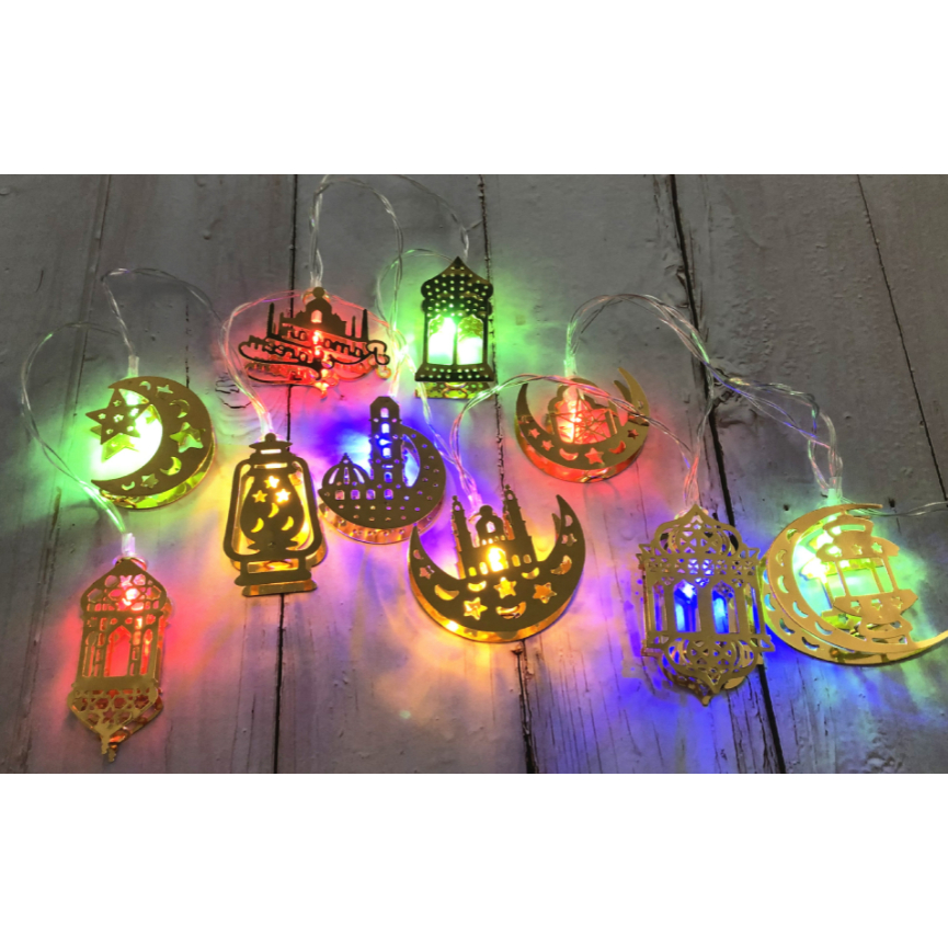 Jual 3M Lampu Hias Lebaran Dekorasi Idul Fitri EID Mubarak Ramadan LED ...