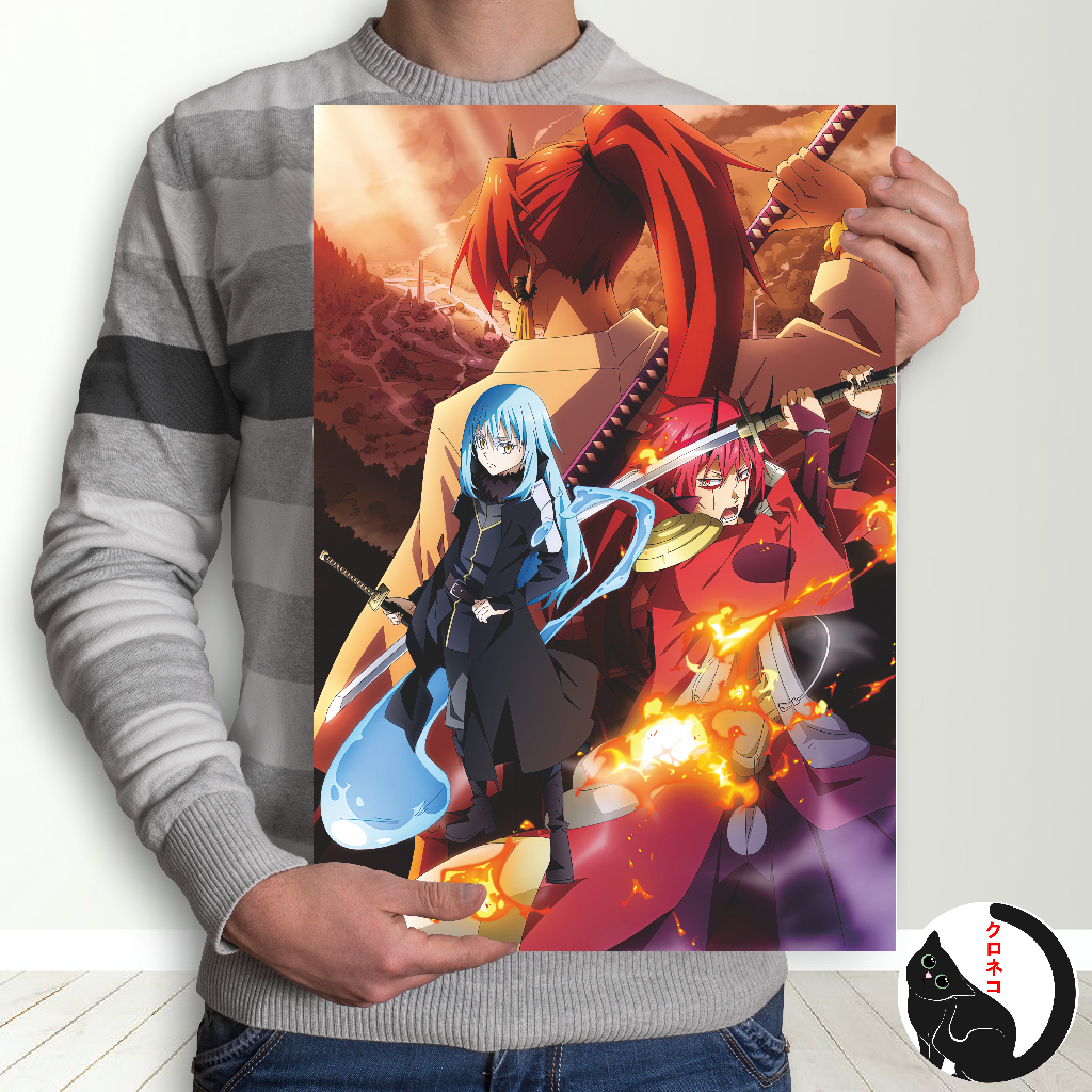 Jual Poster Tensei Shitara Slime Datta Ken Tensura Anime Rimuru Shion ...