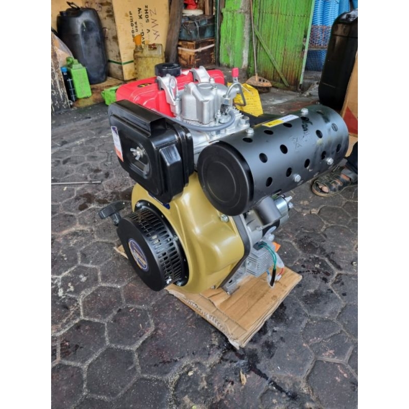 Jual Mesin Diesel Engine Penggerak Serbaguna MT192FAE/12HP ElektriK Starter Maestro | Shopee ...