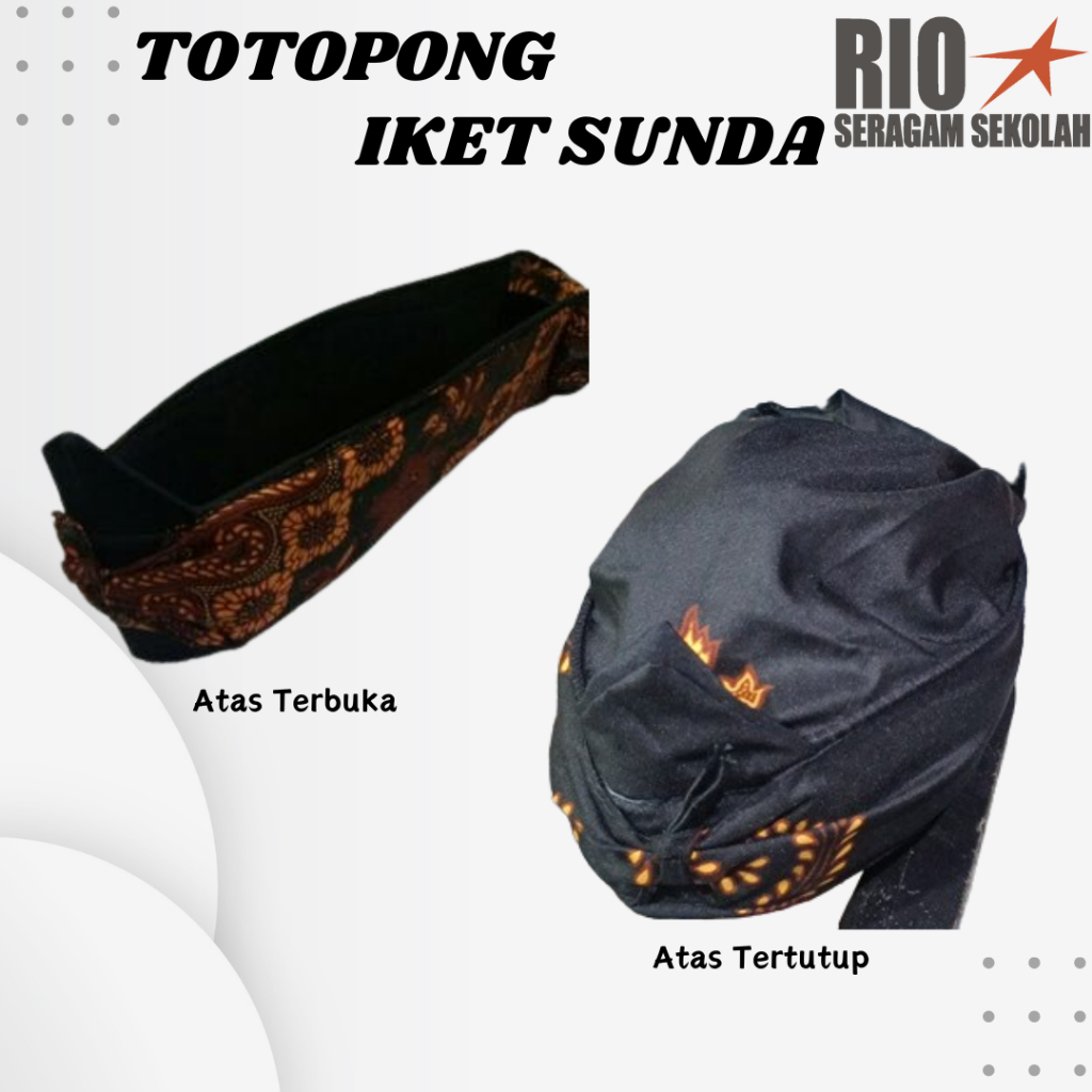 Jual TOTOPONG SUNDA, IKET SUNDA, IKET KEPALA SUNDA, IKET KEPALA, IKAT ...