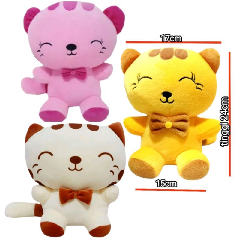 Jual Boneka Plus Toys Kucing Cat Animal Binatang Warna Warni Full ...