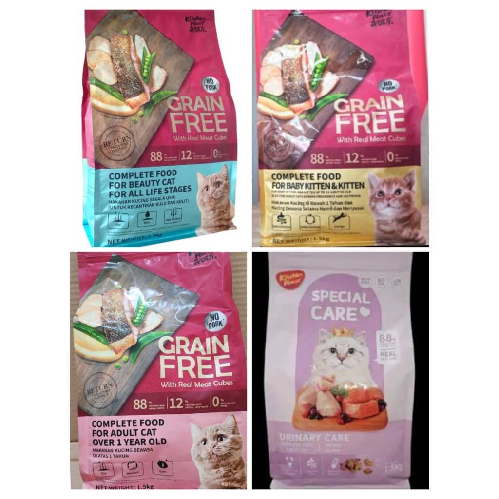 Jual KF Cat Kitten 1.5Kg / KF Beauty 1.5Kg / KF adult 1,5Kg / kf ...