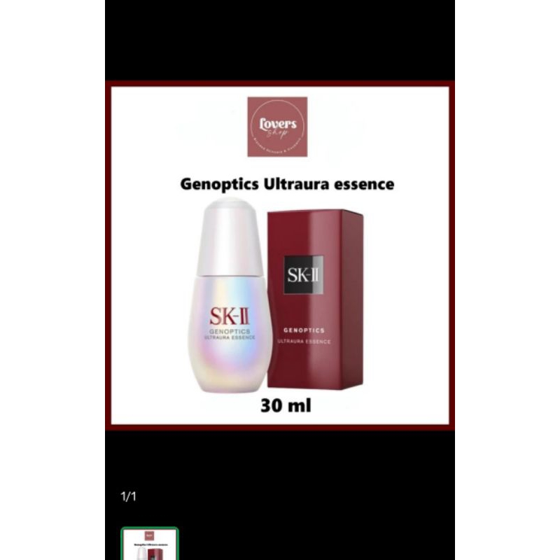 Jual SK II GENOPTICS AURA ESSENCE 30 ML diganti yang terbarunya Genoptics Ultraura | Shopee ...