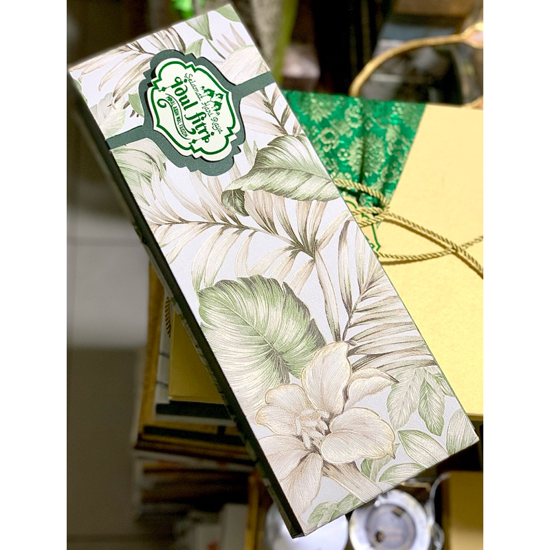 Jual HAMPERS Box Eid Mubarak Kotak Hampers Lebaran 3 Slot Center Leaf ...