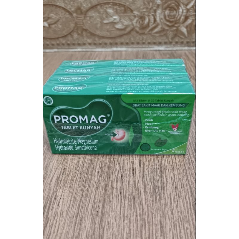 Jual Promag Tablet 3 Strip 10'S (1 kotak) | Shopee Indonesia