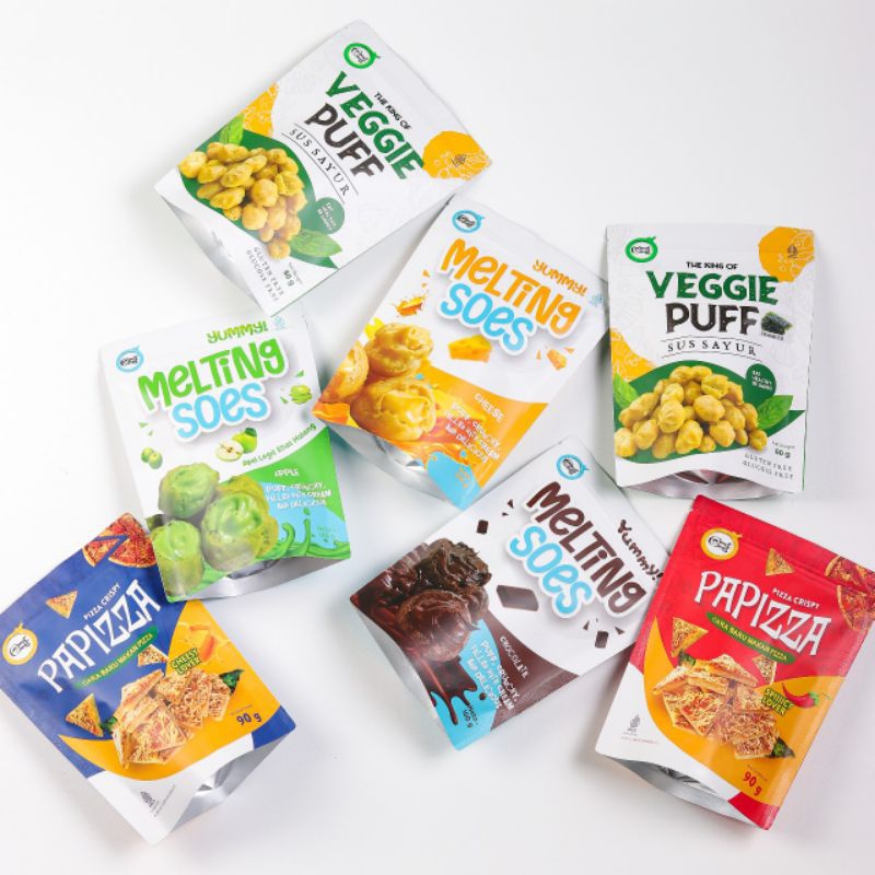 Jual Premium Snack Camilan Oleh-Oleh UMKM Malang Papizza Melting Soes ...