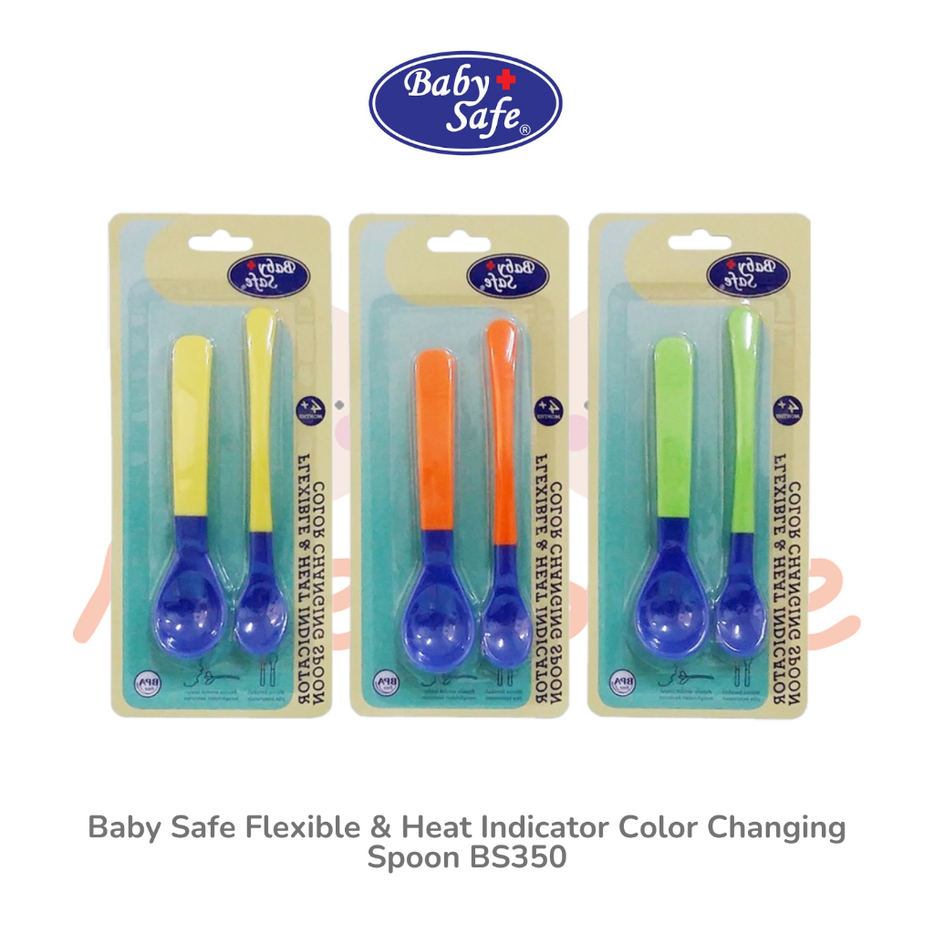 Jual Baby Safe Flexible & Heat Indicator Color Changing Spoon Sendok ...