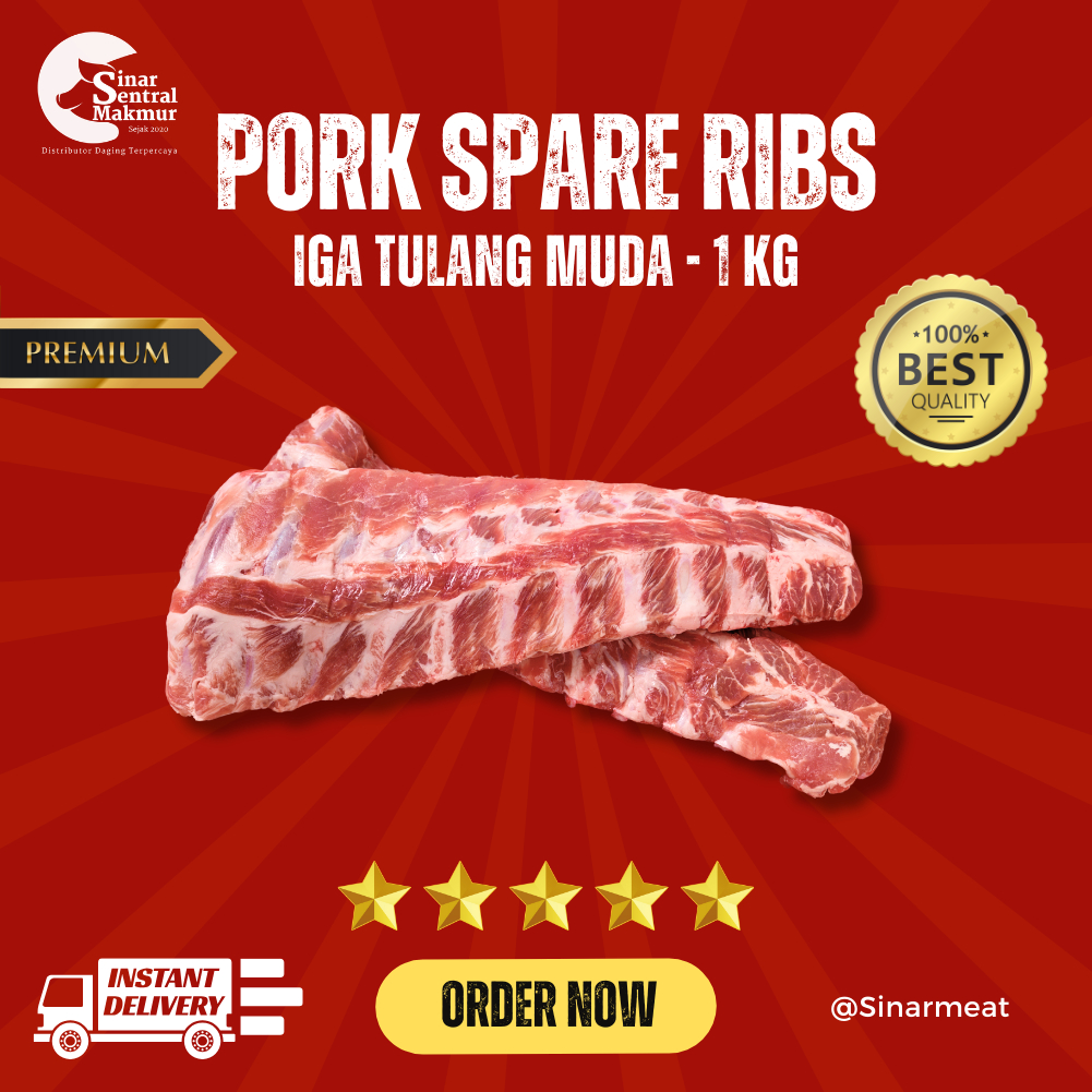 Jual BAKUT / PORK SPARE RIBS 1KG | Shopee Indonesia