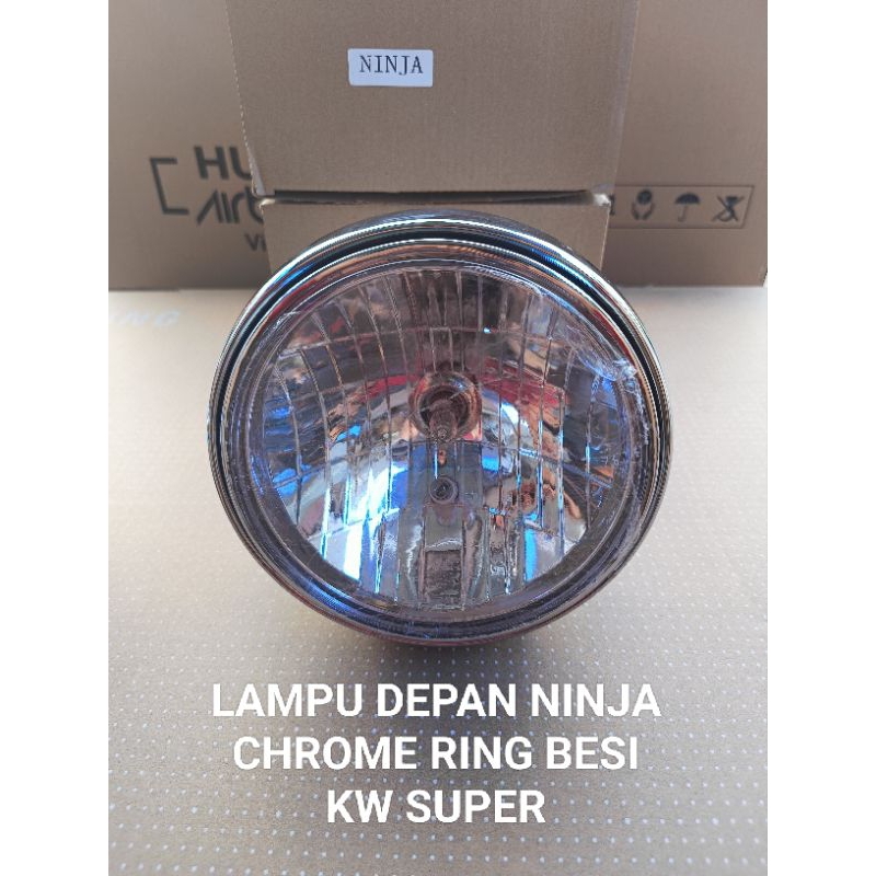 Jual LAMPU DEPAN HEADLAMP HEAD LAMP NINJA SS R HEAD LAMP NINJA SS BULAT ...