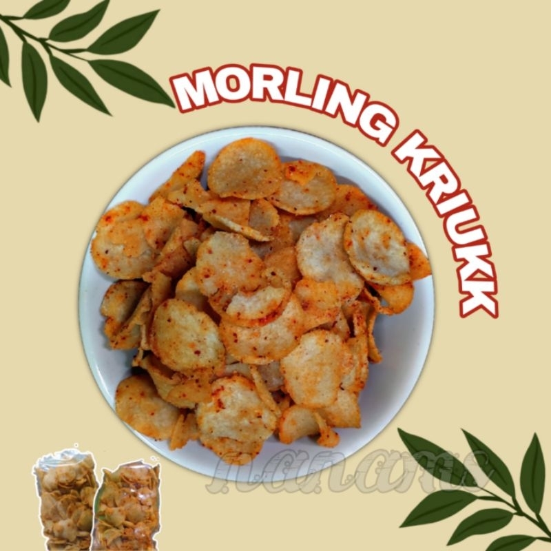 Jual MORING KRIUK PEDAS DAN ORIGINAL CIMOL KERING 250gr | Shopee Indonesia
