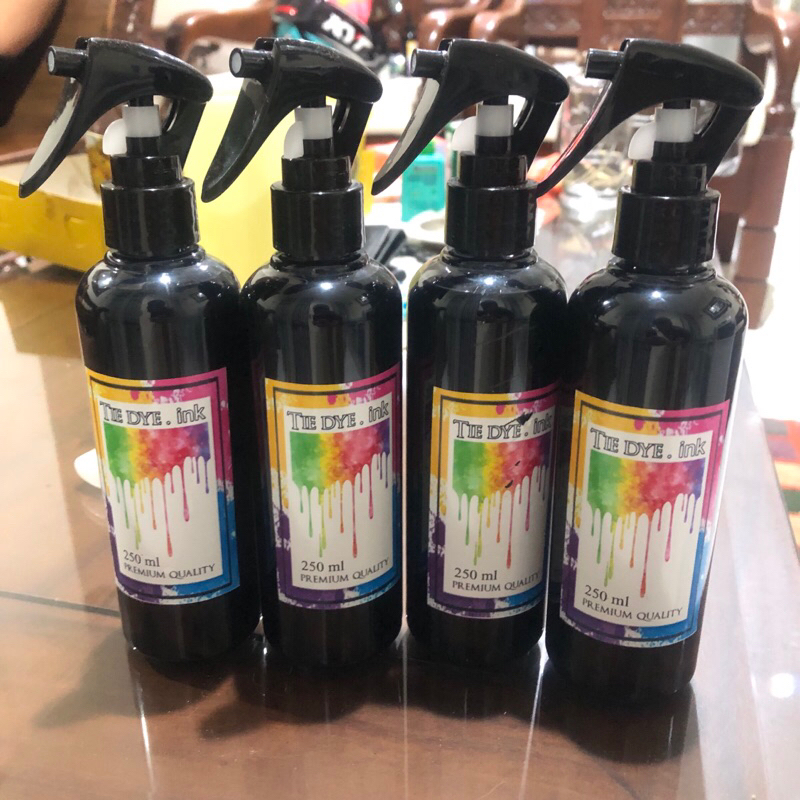 Jual tie dye ink pewarna pakaian spray wantek hitam | Shopee Indonesia
