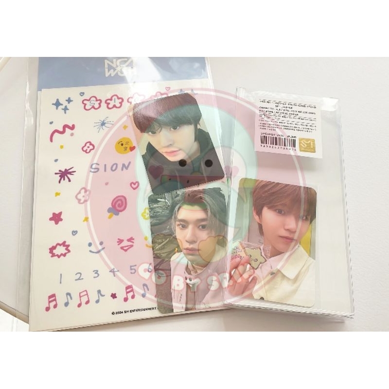 Jual (ready stock) photocard deco sticker station wish md nct wish ...