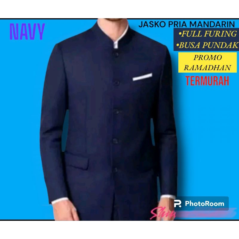 Jual PROMO JAS MANDARIN PRIA / JASKO SANTRI / JASKO GURU / JAS /Blezer ...