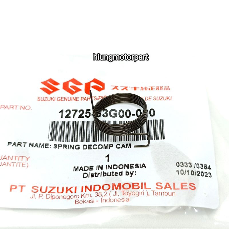 Jual PER DEKOMPRESI BANDULAN NOKEN AS SPIN SKYWAVE HAYATE SKYDRIVE 12725-33G00-000 ASLI ORIGINAL ...