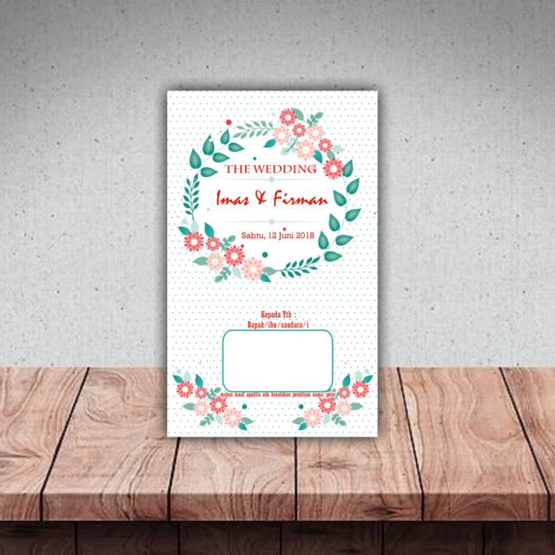 Jual undangan pernikahan model RGB 07 | undangan pernikahan murah ...