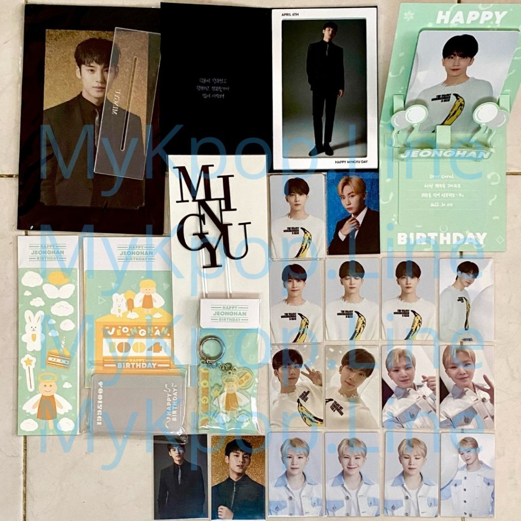 Jual MD Seventeen Birthday Box Kit SVT Bday Mingyu Woozi Seungkwan Jeonghan Merchandise Official ...