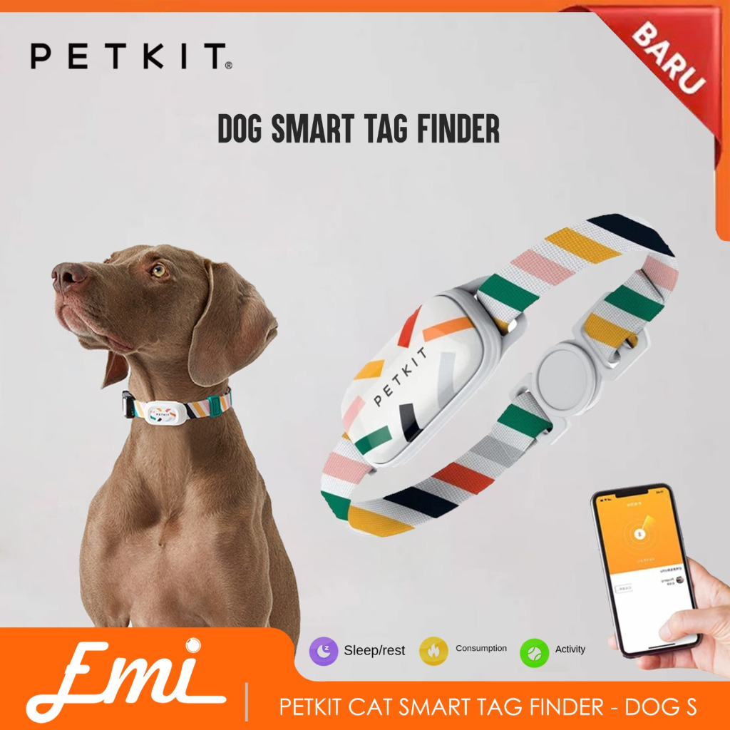 Jual PETKIT Dog Smart Tag Finder Tracker Smart Kalung Hewan Anjing ...