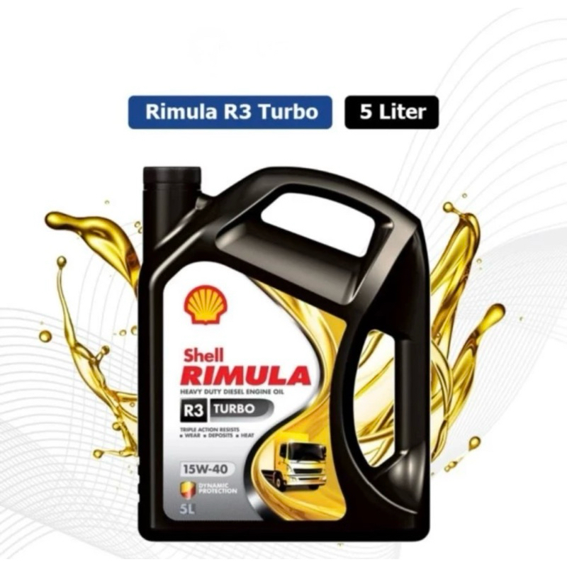 Jual Shell Rimula R3 Turbo 15w40 5L | Shopee Indonesia