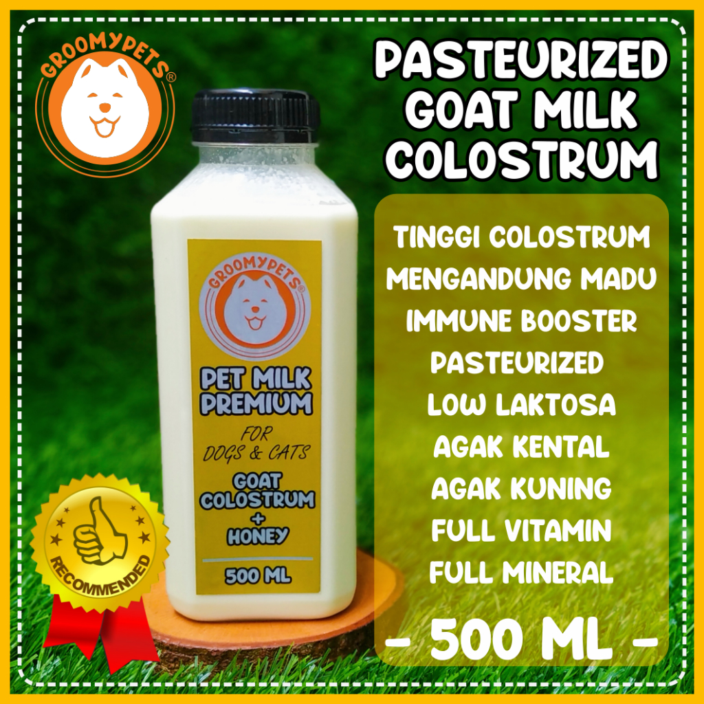 Jual susu untuk anjing dan kucing - pasteurized goat milk - colostrum ...