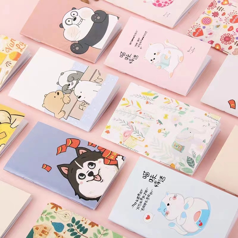 Jual Fivevoo Buku Tulis Mini Motif Kartun Notebook Mini Cartoon Buku