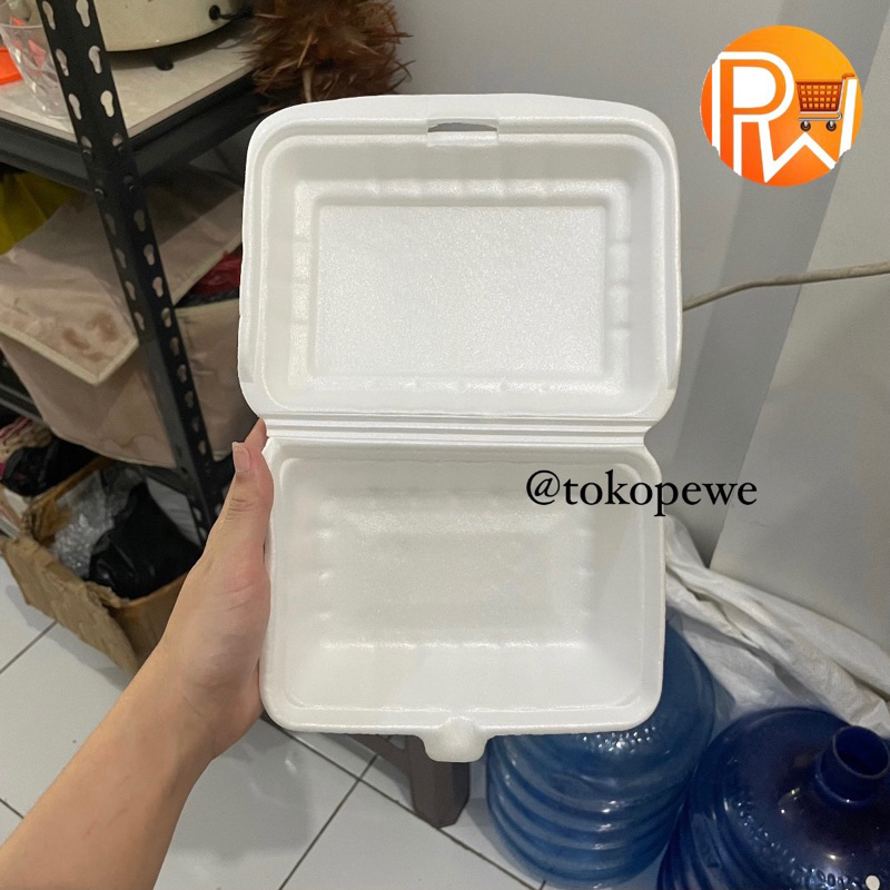 Jual [ISI 100 PCS] Sterofoam bubur / Styrofoam / Gabus Makanan / Dus ...