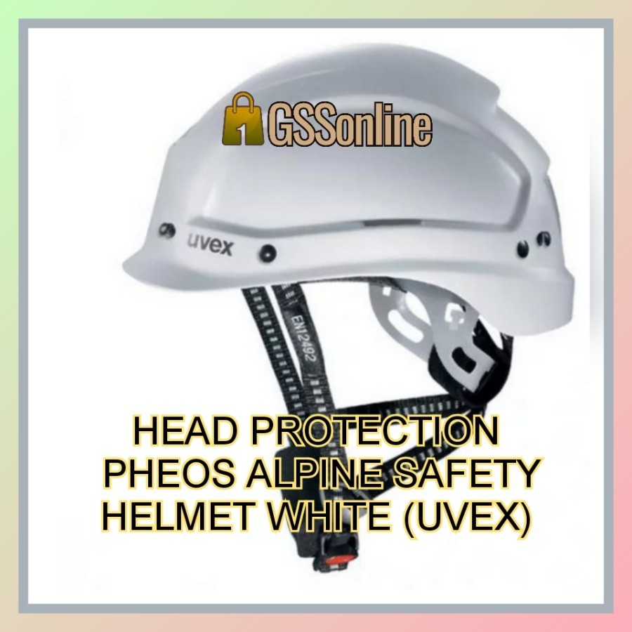 Jual HEAD PROTECTION PHEOS ALPINE SAFETY HELMET YELLOW / WHITE (UVEX ...